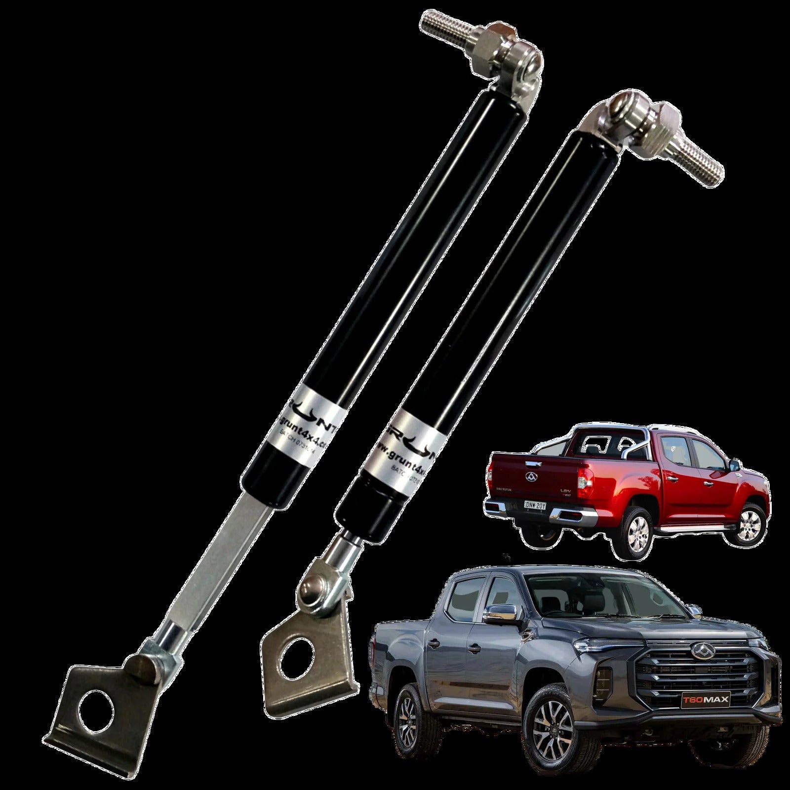 Grunt 4x4 - tailgate strut assist system LDV T60 2017-2020 DUAL ACTION ...