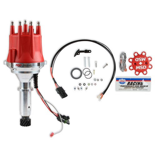 MSD - MSD Pro-Billet Ready-To-Run Distributor with Vacuum Advance Hold ...