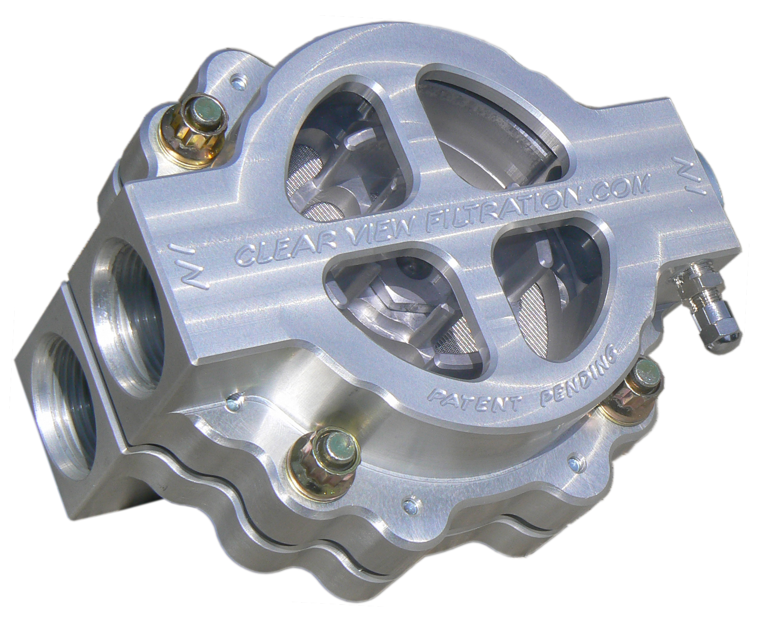 Clear View Filtration - 4″ Hi-Flow Dry Sump Filter 115-micron - BC445 ...