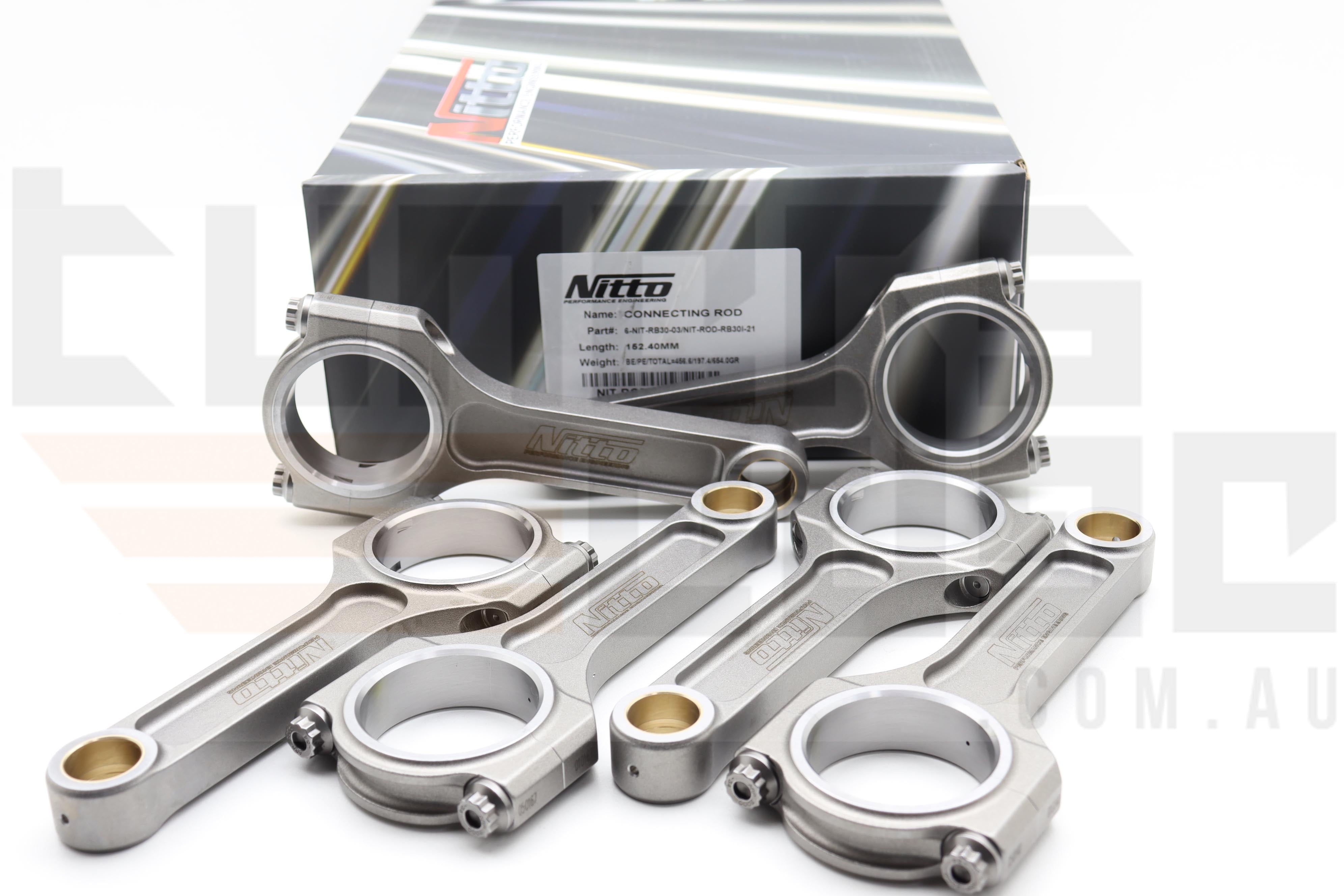 Nitto RB30 4340 Billet I-Beam (22MM PIN) 152.4MM Connecting Rods PRP ...