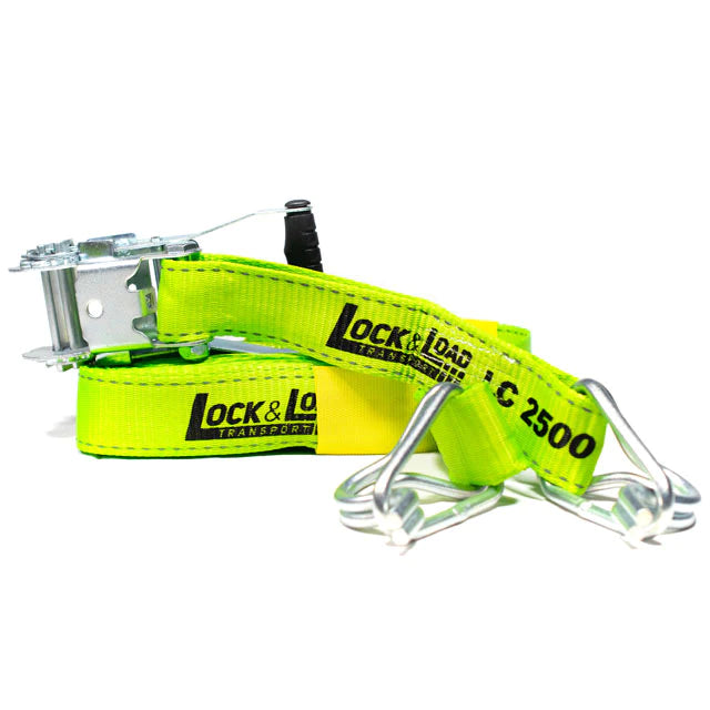 Lock and Load Transport - Truck Ratchet Tie Down Straps- RW07 – Tuners Edge